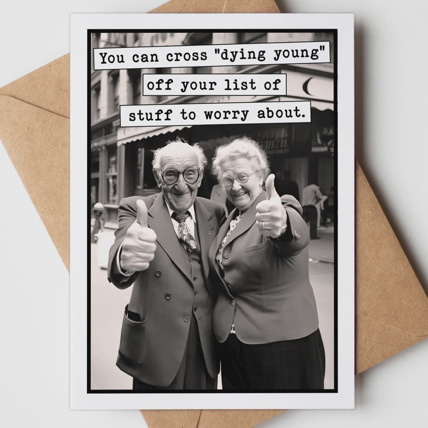 Dying Young Birthday Greeting Card – The Blue Door Gift Store & Boutique